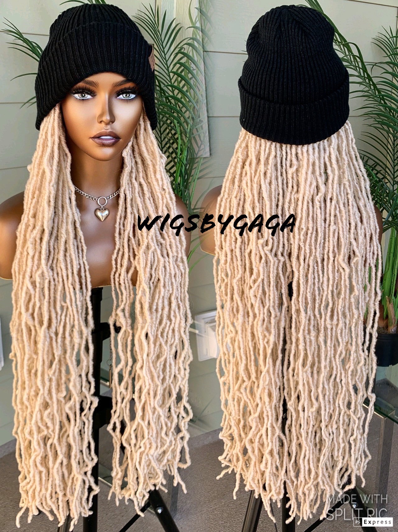 Hat wig beanie locs – Wigsbygaga