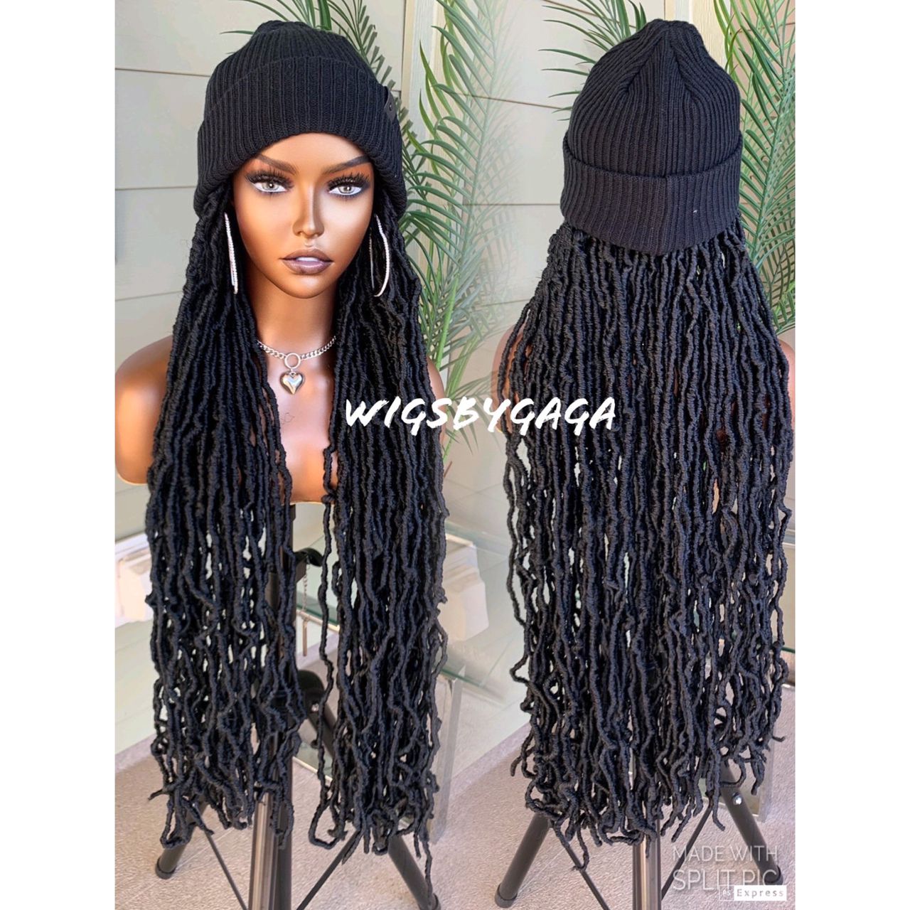 Hat wig beanie locs – Wigsbygaga