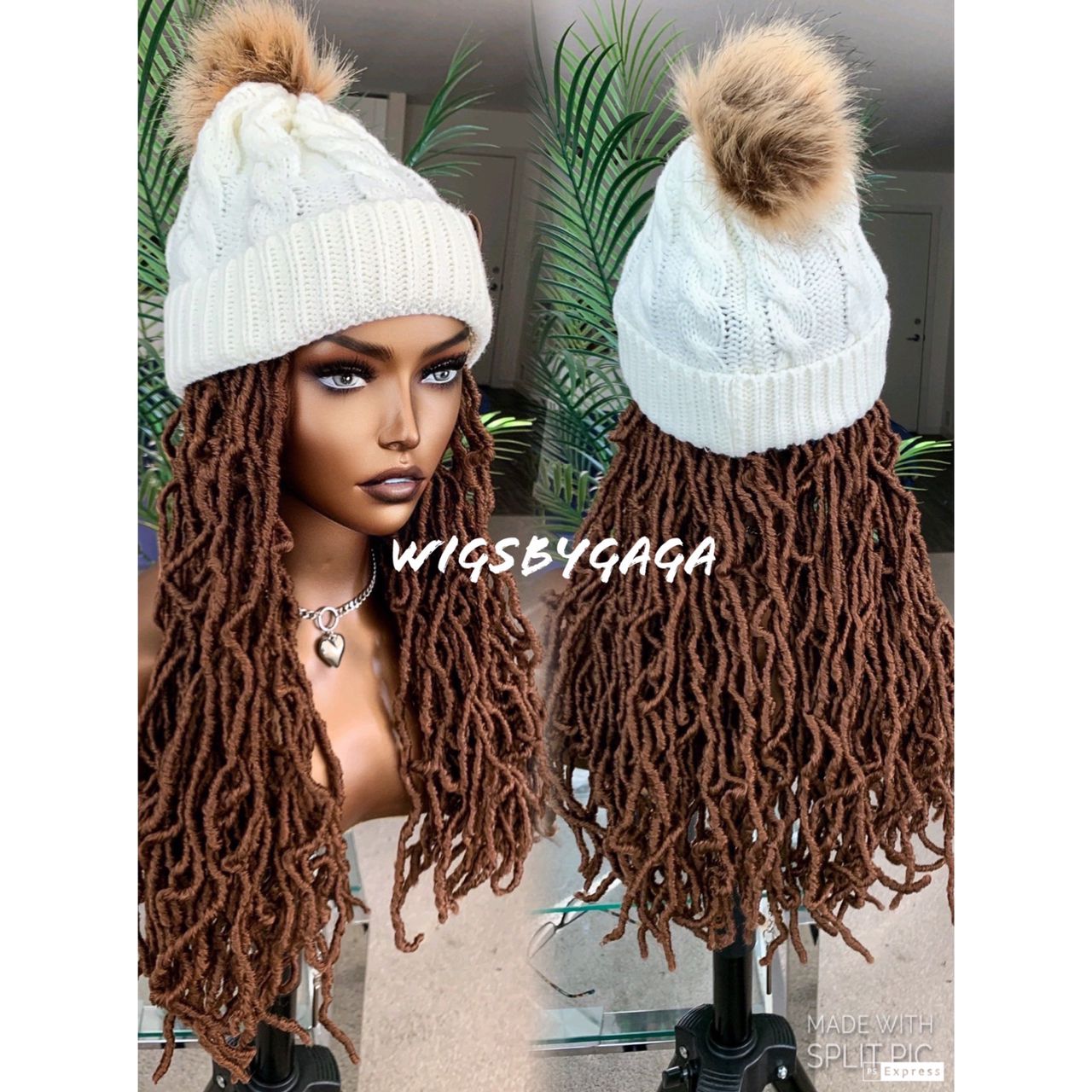 Hat wig beanie locs – Wigsbygaga